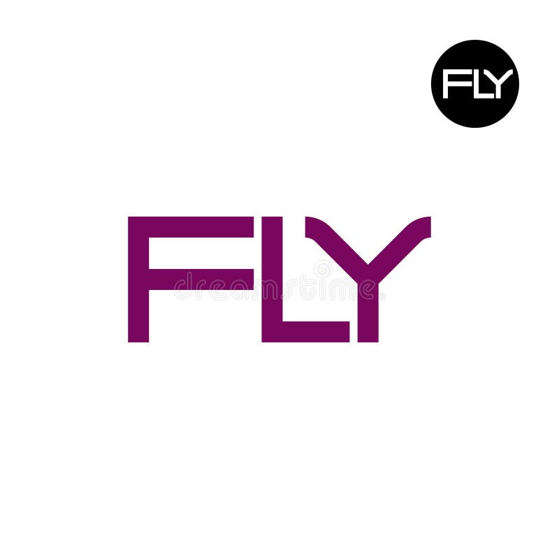 FLY Logo Letter Monogram Design Stock Vector - Illustration of letters ...