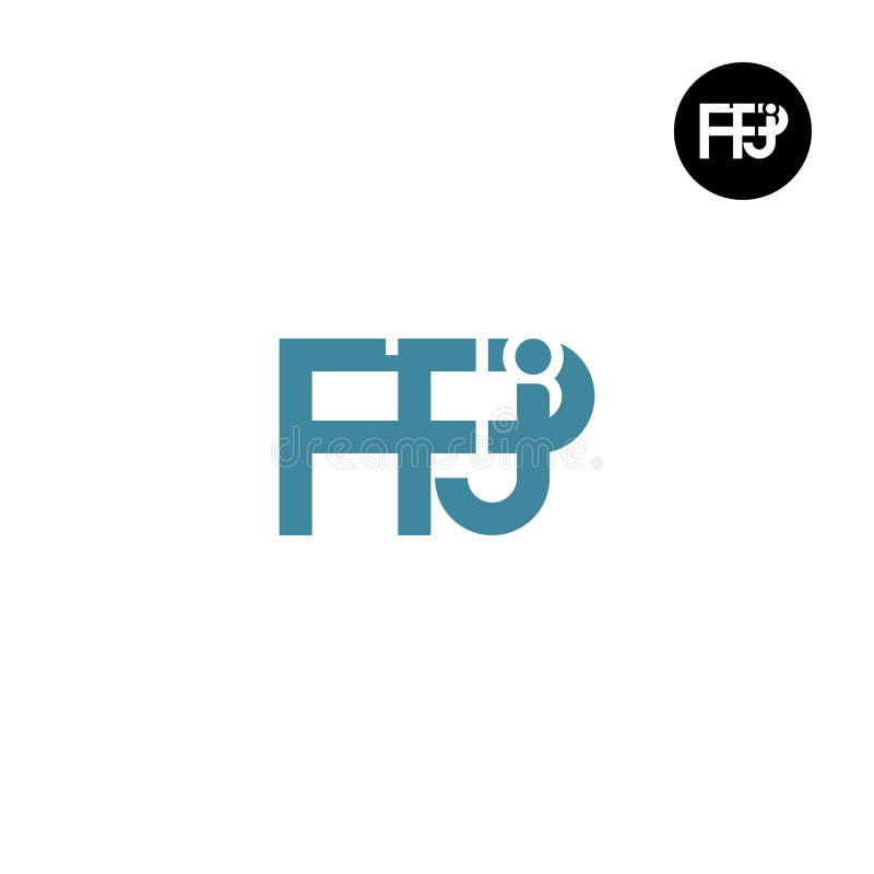 FPJ Logo Letter Monogram Design Stock Vector - Illustration of minimal ...