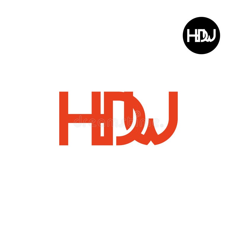 Hdw Monogram Stock Illustrations – 9 Hdw Monogram Stock Illustrations ...
