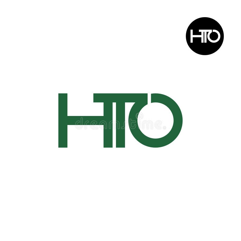 HTO Logo Letter Monogram Design Stock Vector - Illustration of ...