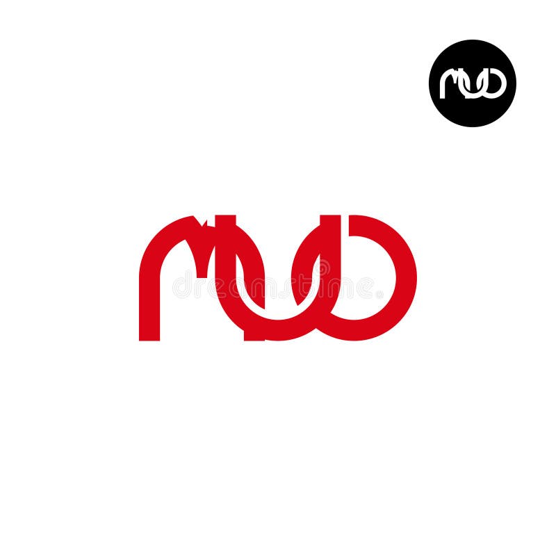 Letter MUO Monogram Logo Design Stock Illustration - Illustration of ...