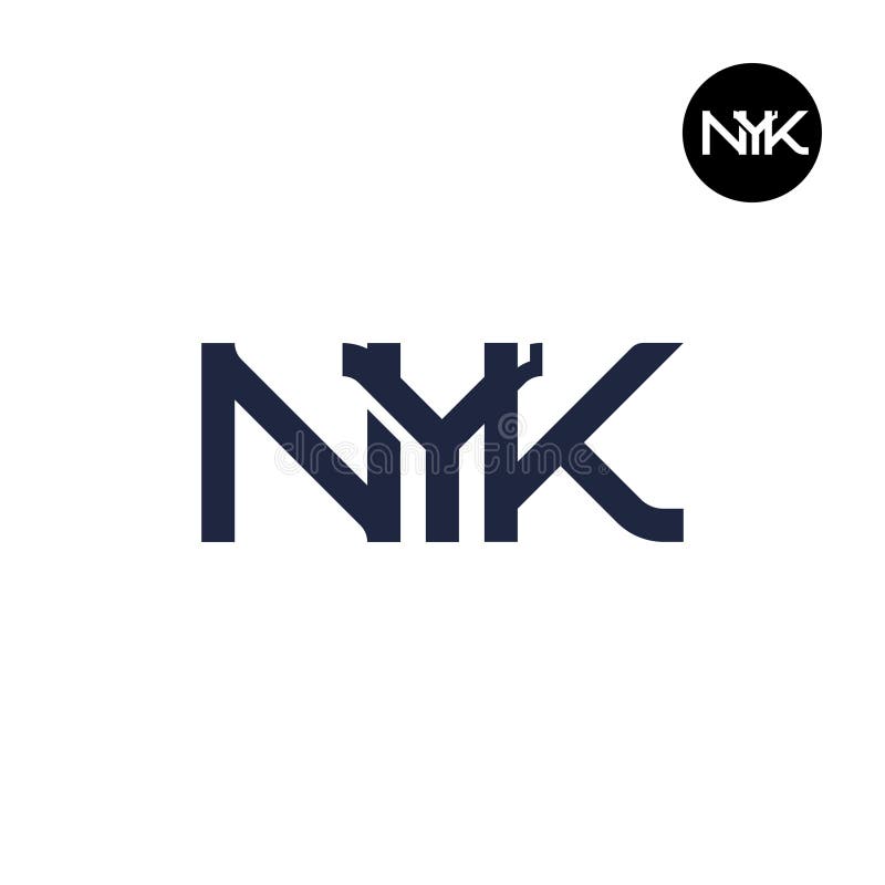 Nyk Monogram Stock Illustrations – 12 Nyk Monogram Stock Illustrations ...