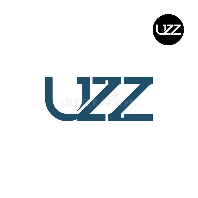 UZZ Logo Letter Monogram Design Stock Vector - Illustration of ...