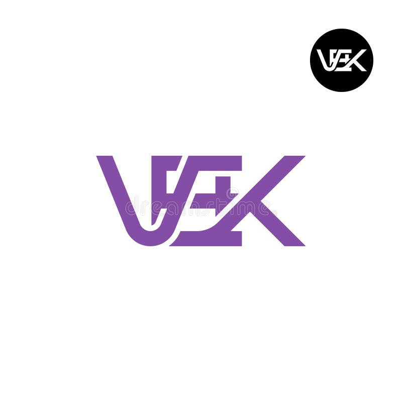 Vek Monogram Stock Illustrations – 12 Vek Monogram Stock Illustrations ...
