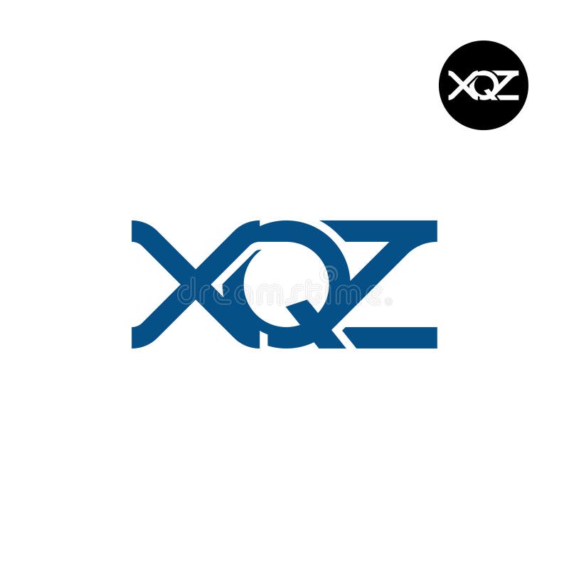 XQZ Logo Letter Monogram Design Stock Vector - Illustration of ...