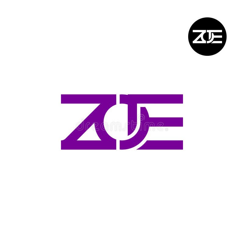 Letter ZOE Monogram Logo Design Stock Vector - Illustration of logos ...