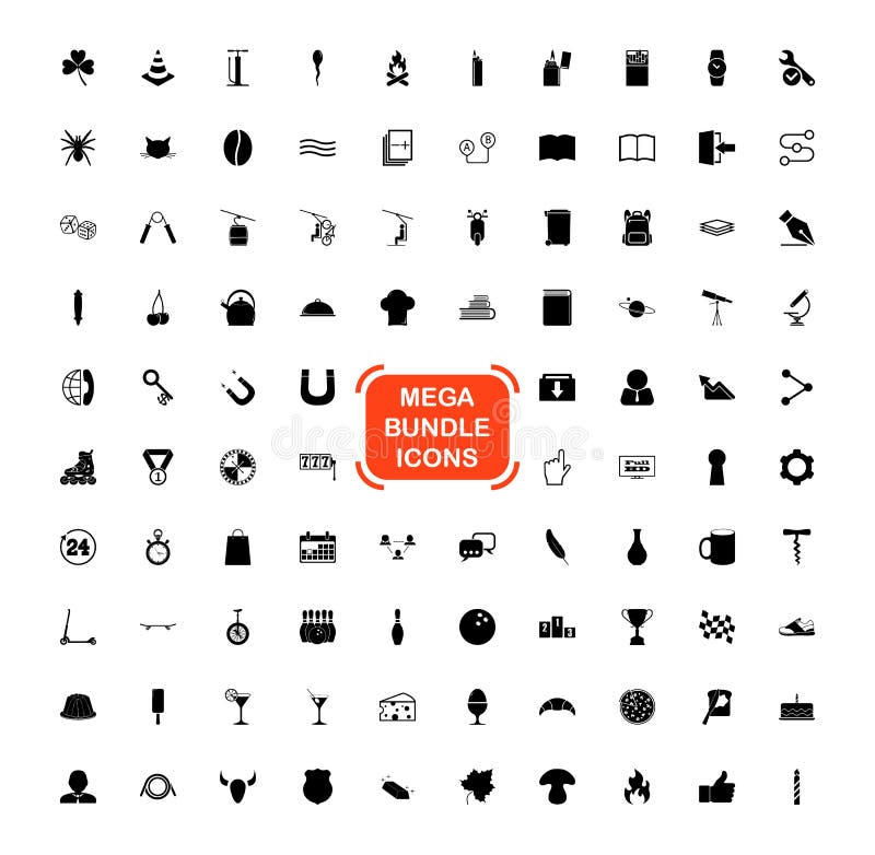 Collection of Universal Cards Stock Vector - Illustration of grid ...