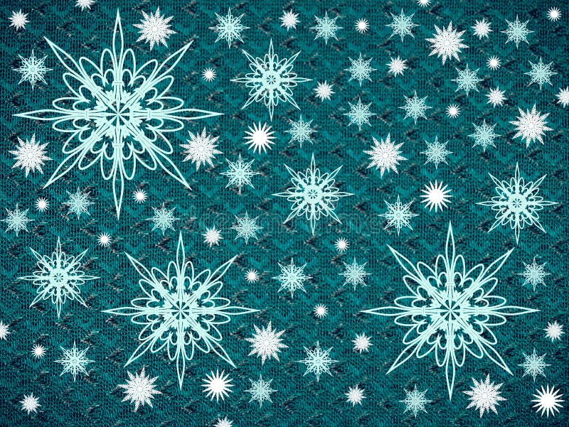 Beautiful Exclusive Multi-colored Snowflakes on Unusual Texture ...