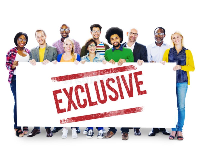 Exclusive Private Unique Special Rare Distinct Concept Stock Image ...