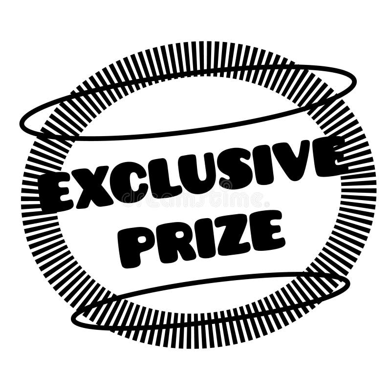 Exclusive Prize Rubber Stamp Stock Image - Image of chosen, bounty ...