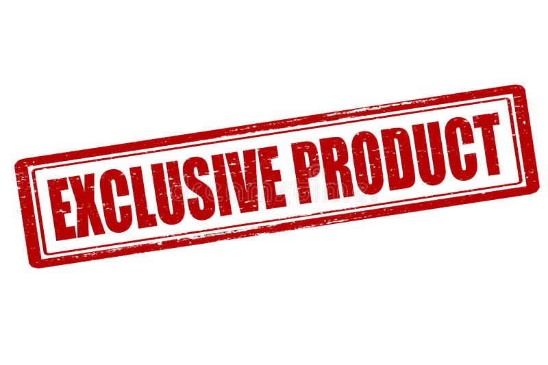 Exclusive Product Rubber Stamp Stock Vector - Illustration of blue ...