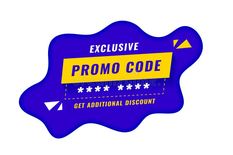 Exclusive Promo Voucher Code Template for Price Reduction Stock Vector ...