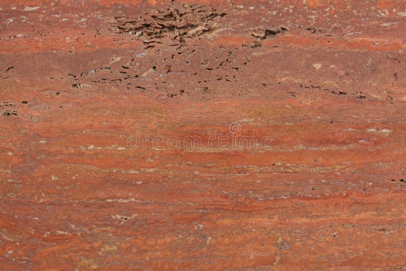 Exclusive Red Travertine Background for Your Efficient Interior. Stock ...