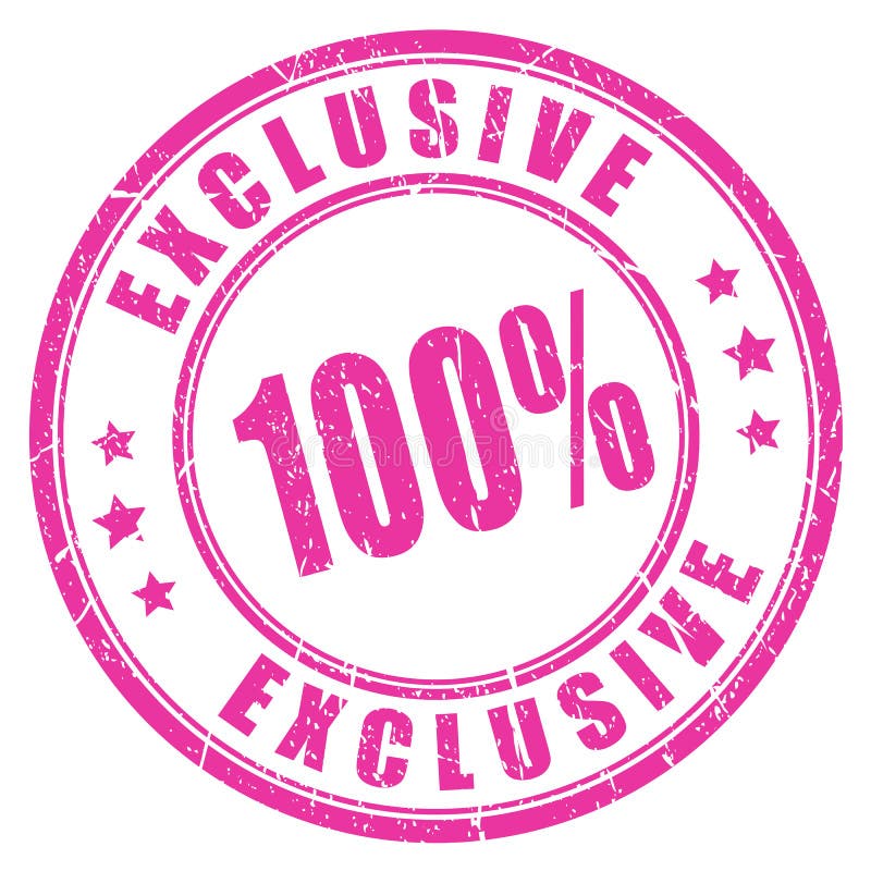 Exclusive stamp stock vector. Illustration of exclusive - 35433086