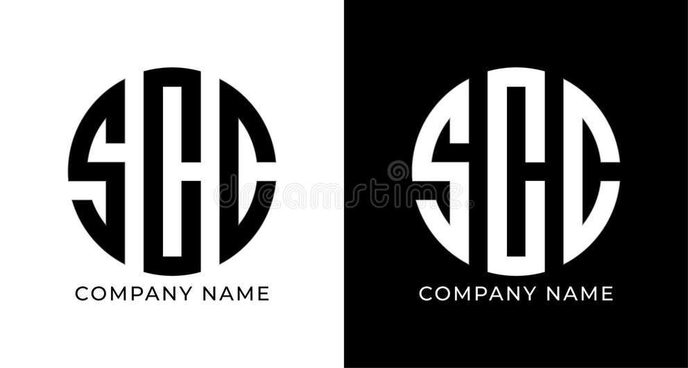 Exclusive SCC Letter Monogram Logo for Leading Brands Stock Vector ...