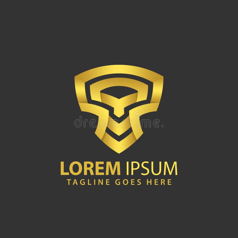 Exclusive Shield Luxury Modern Logos Design Vector Illustration ...
