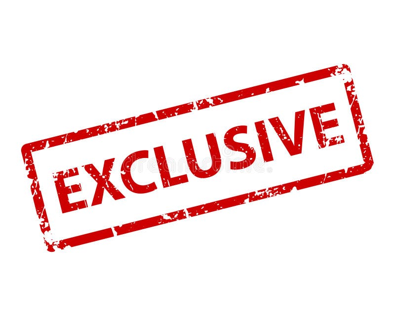 Exclusive Sign. Exclusive Vintage Retro Label Stock Vector ...