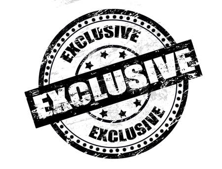 Exclusive stamp stock vector. Illustration of message - 17012788