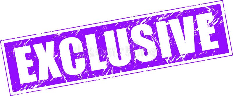 Exclusive stamp stock vector. Illustration of graphic - 123623007