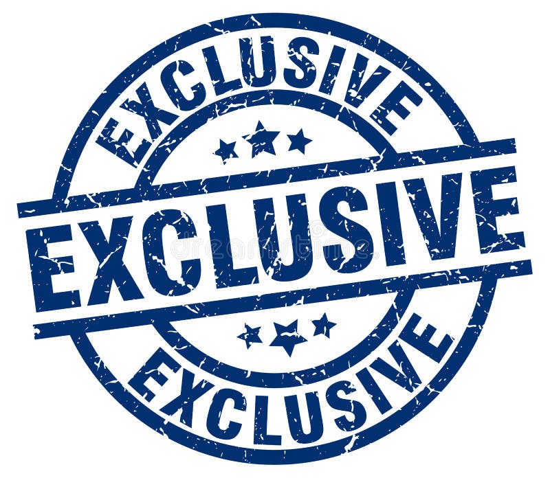 Exclusive stamp stock vector. Illustration of rubber - 94843435