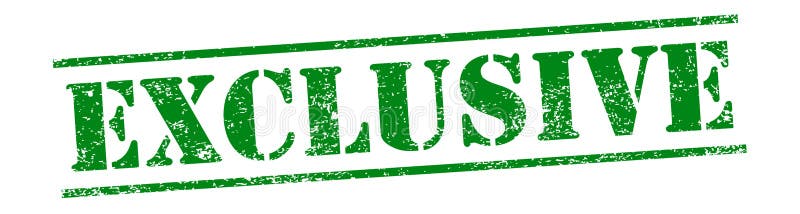 Exclusive stamp seal stock vector. Illustration of exclusively - 158620412