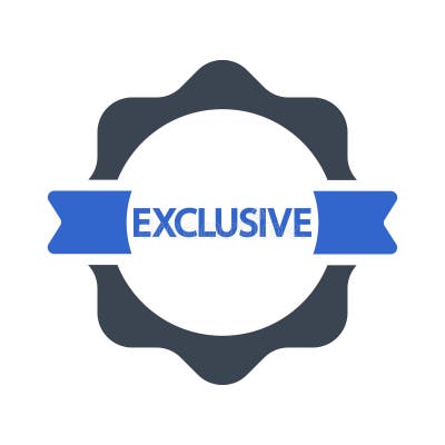 Exclusive tag, label icon stock vector. Illustration of sticker - 198403285