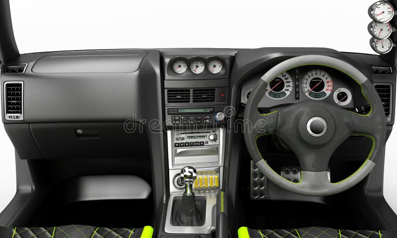 Exclusive Tuning Project for the Interior of a Sports Car. Interior ...