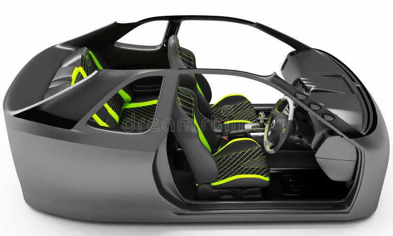 Exclusive Tuning Project for the Interior of a Sports Car. Interior ...
