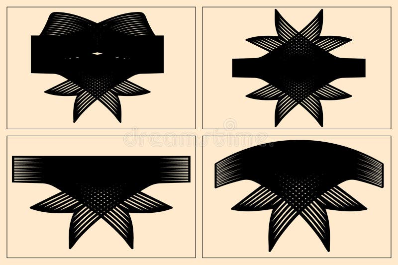 Exclusive Vector Detailed Minimalist Ribbon Design for Graphic Design ...