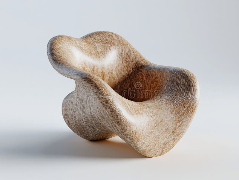 An Exclusive Wooden Chair with Complex Designs and a Modern Flair ...