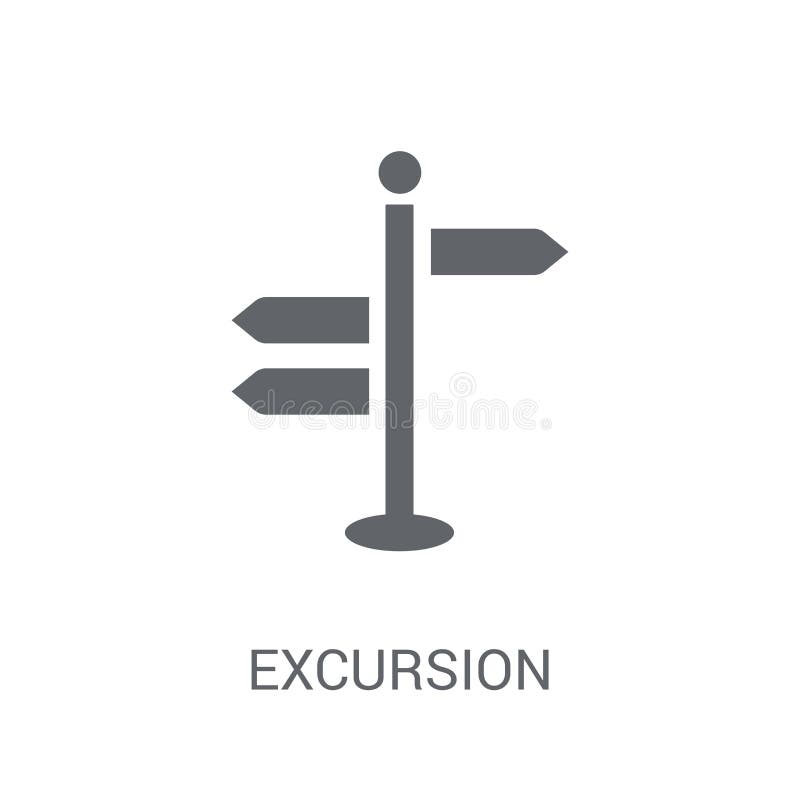 Excursion Icon. Trendy Excursion Logo Concept on White Background from ...