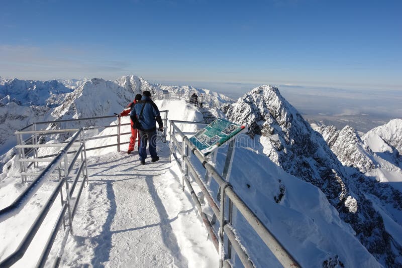 Excursion on the Lomnicky Stit. Editorial Photography - Image of ...