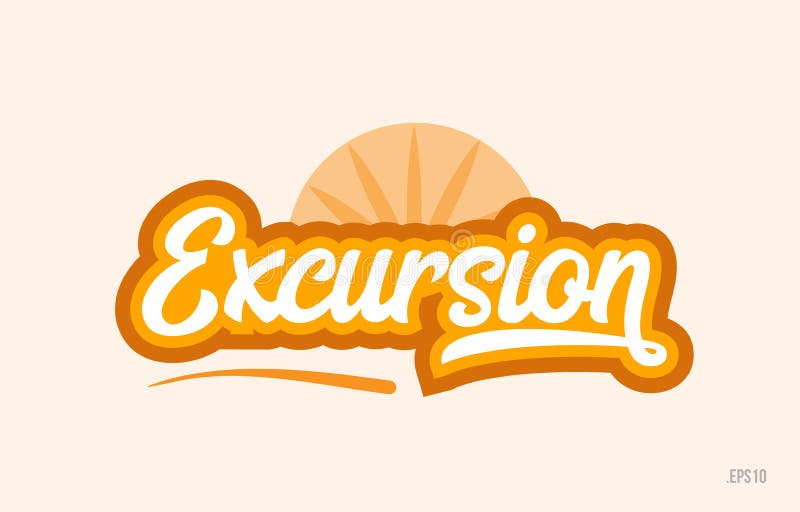 Excursion Word Concepts Banner Stock Vector - Illustration of element ... Excursion Word Concepts Banner Stock Vector - Illustration of element ...