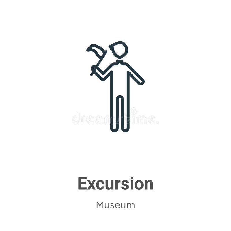Excursion Black Hand Writing Word Text Typography Design Logo Icon ...