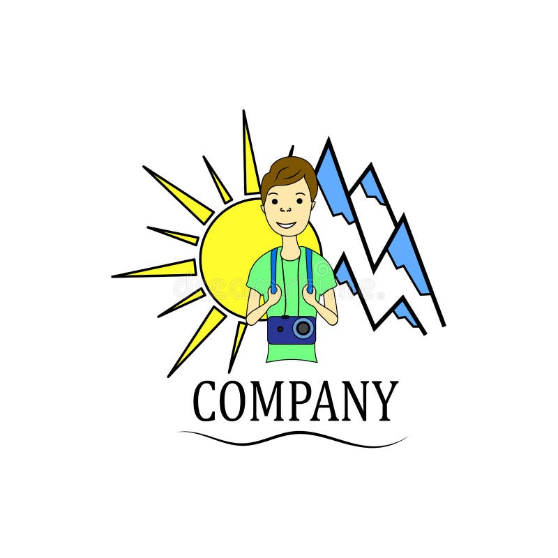 Excursion, Summer, Sea, Excursions Logo in EPS 10 Stock Illustration ...