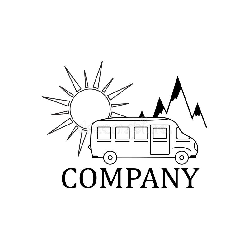 Excursion, Summer, Sea, Excursions Logo in EPS 10 Stock Illustration ...