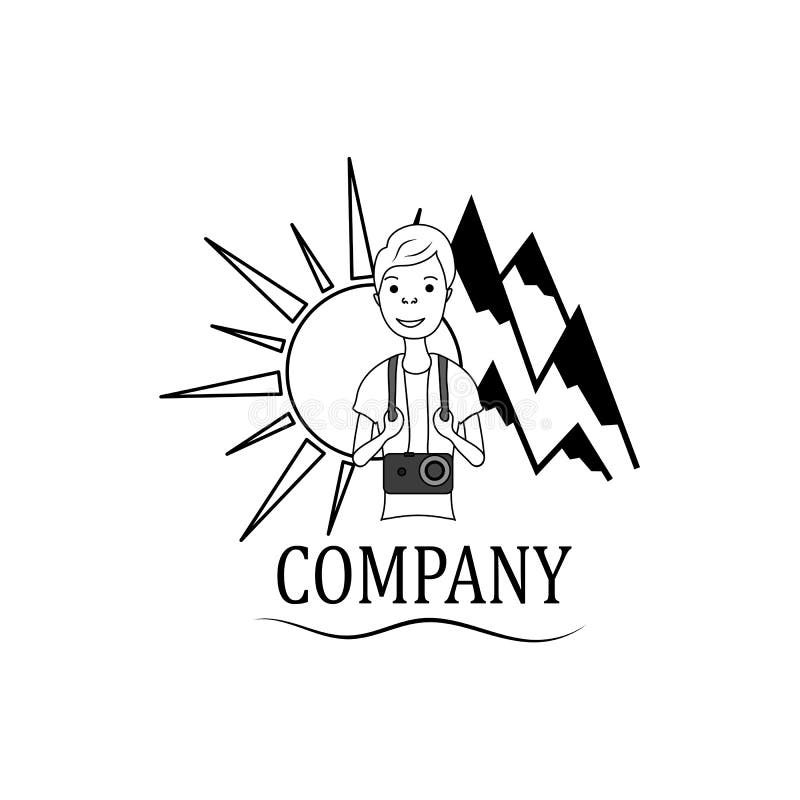 Excursion, Summer, Sea, Excursions Logo in EPS 10 Stock Illustration ...