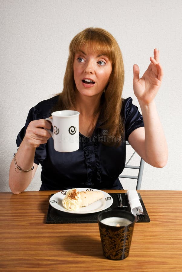 Excuse me stock image. Image of cream, cake, tasty, happy - 15705877