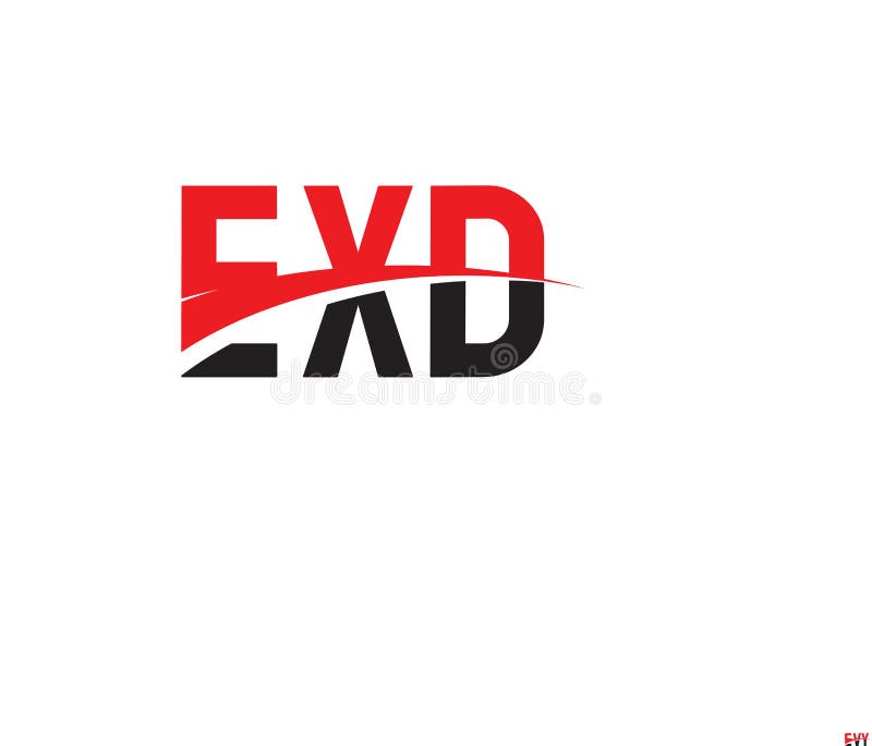 EXD Letter Initial Logo Design Vector Illustration Stock Vector ...