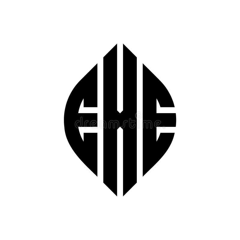 Exe Circle Letter Stock Illustrations – 10 Exe Circle Letter Stock ...