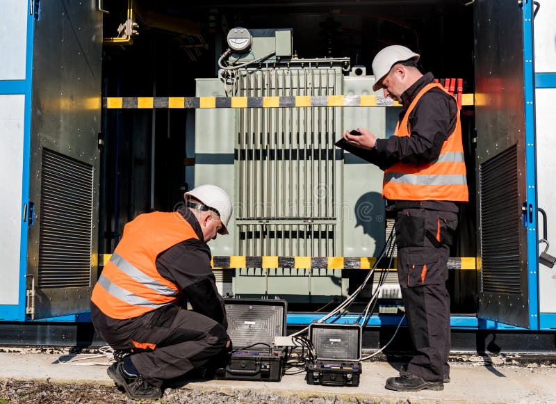 Execution of Electrical Measuring Works on the Power Transformer Stock ...