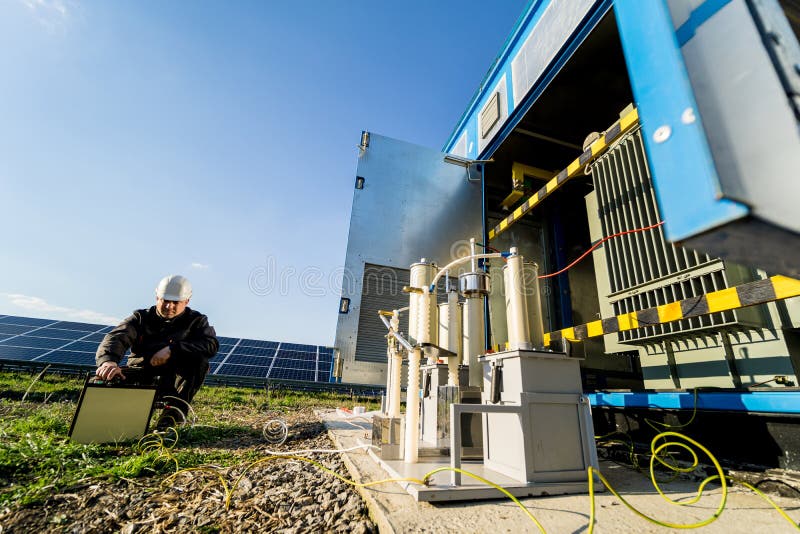 Execution of Electrical Measuring Works on the Power Transformer Stock ...