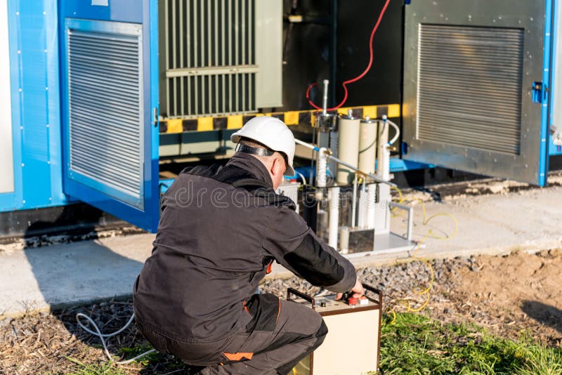 Execution of Electrical Measuring Works on the Power Transformer Stock ...