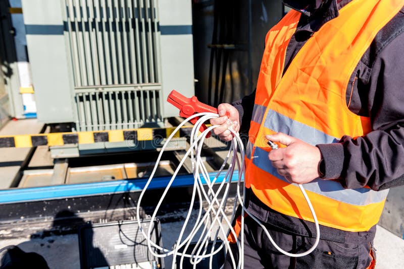 Execution of Electrical Measuring Works on the Power Transformer Stock ...