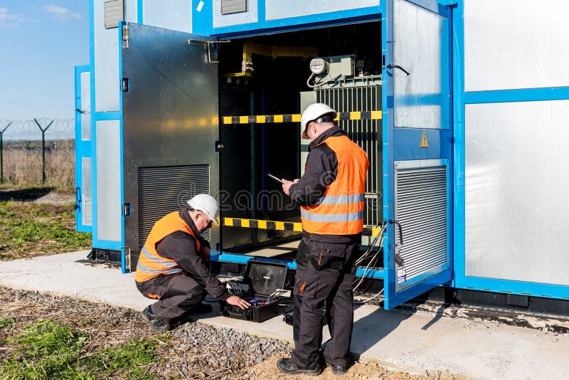 Execution of Electrical Measuring Works on the Power Transformer Stock ...