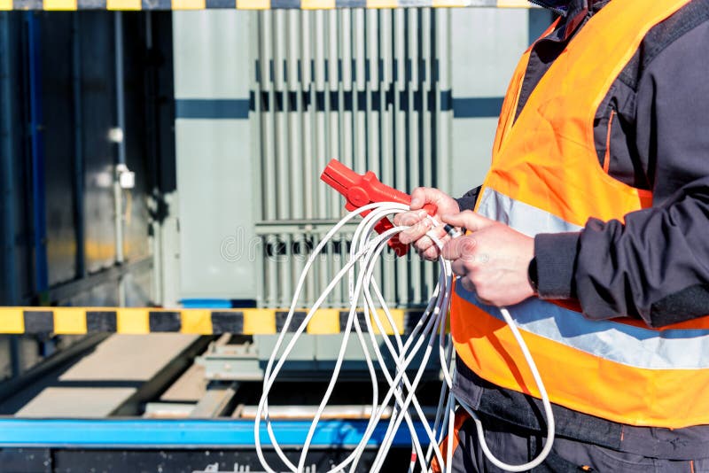 Execution of Electrical Measuring Works on the Power Transformer Stock ...