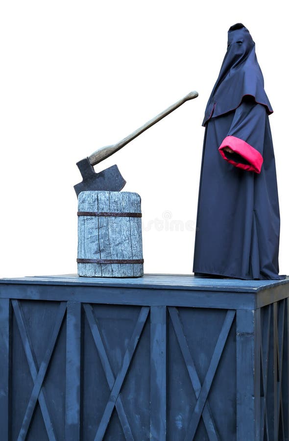 Execution Scaffold Tower Hill Stock Image - Image of travel, garden ...