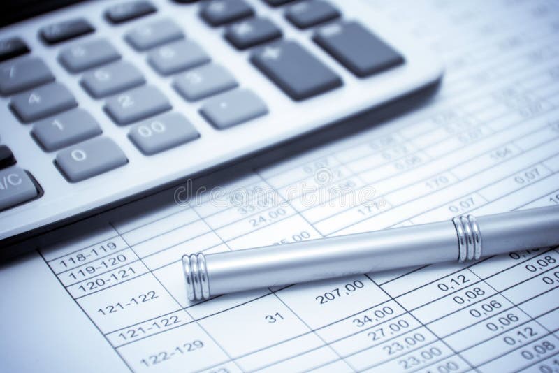 Execution Mathematical and Financial Calculation Stock Photo - Image of ...