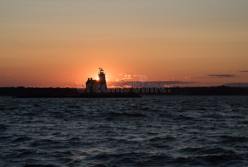 Execution rock lighthouse stock image. Image of nature - 97566647