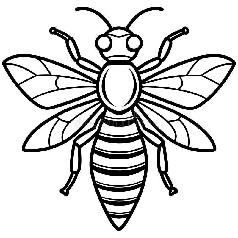 Executioner Wasp Bee Lies Icon Vector Stock Vector - Illustration of ...